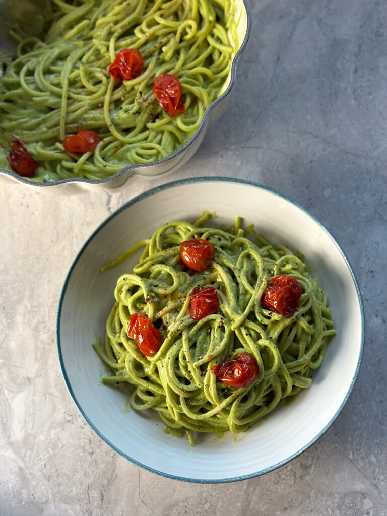 Creamy Green Goddess Pasta Recipe (Vegan) - Maja's Recipes