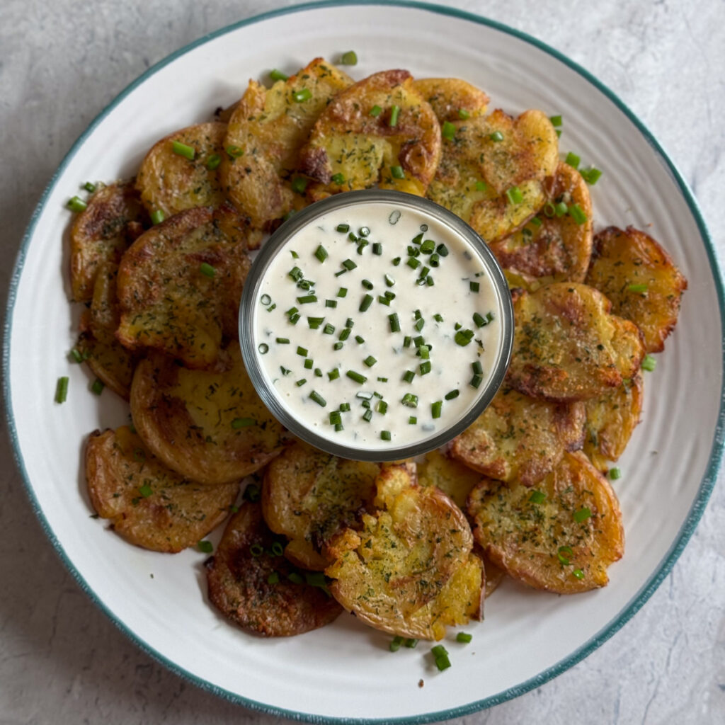 Easy Smashed Baby Potatoes Recipe - Maja's Recipes