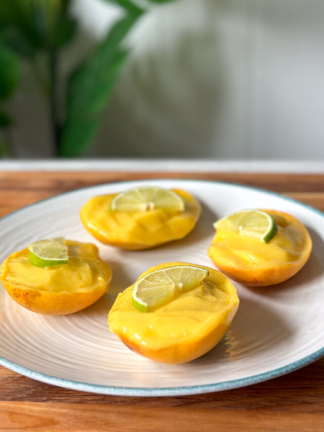 Easy Frozen Mango Dessert Recipe (3-ingredient) - Maja's Recipes