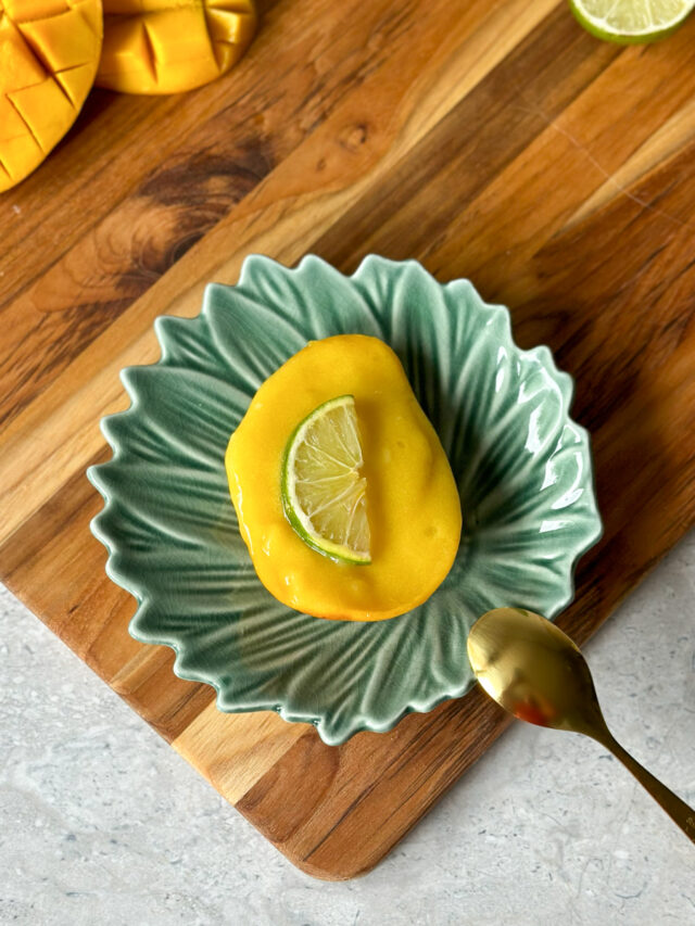Easy Frozen Mango Dessert Recipe (3-ingredient) - Maja's Recipes