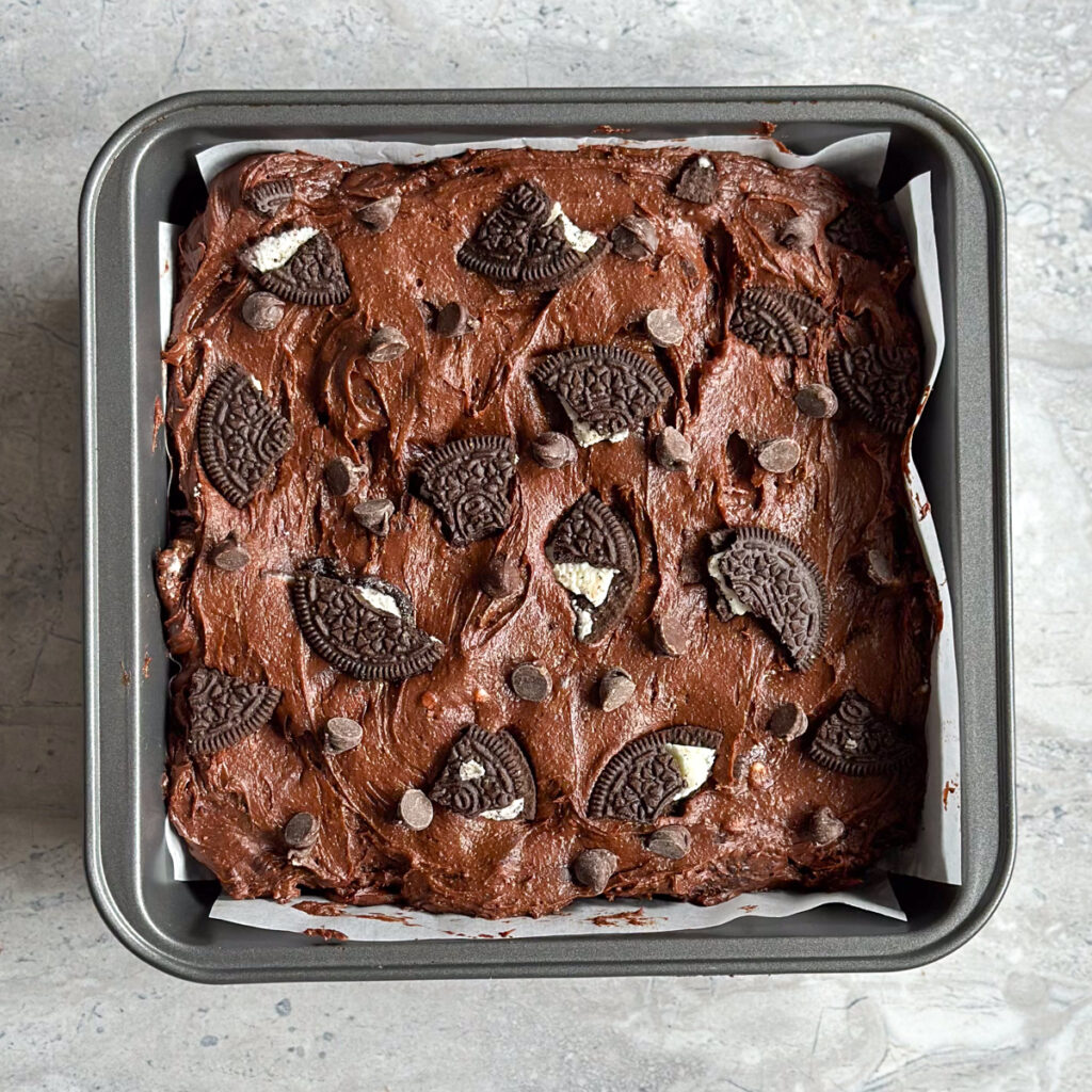 Easy Fudgy Oreo Brownie Recipe - Maja's Recipes