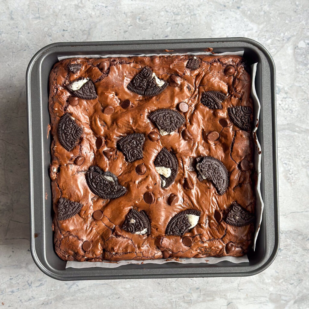 Easy Fudgy Oreo Brownie Recipe - Maja's Recipes