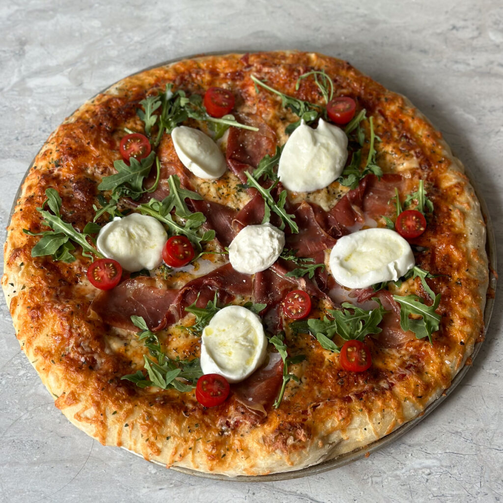 Easy Italian Style Homemade Pizza Recipe - Maja's Recipes