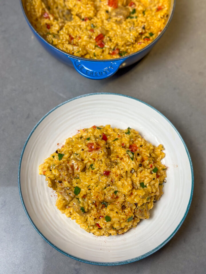 Easy Red Pepper Risotto Recipe - Maja's Recipes