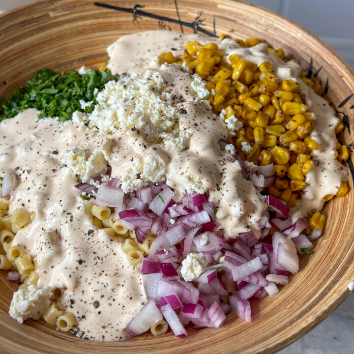 Mexican Street Corn Pasta Salad Recipe - Maja's Recipes