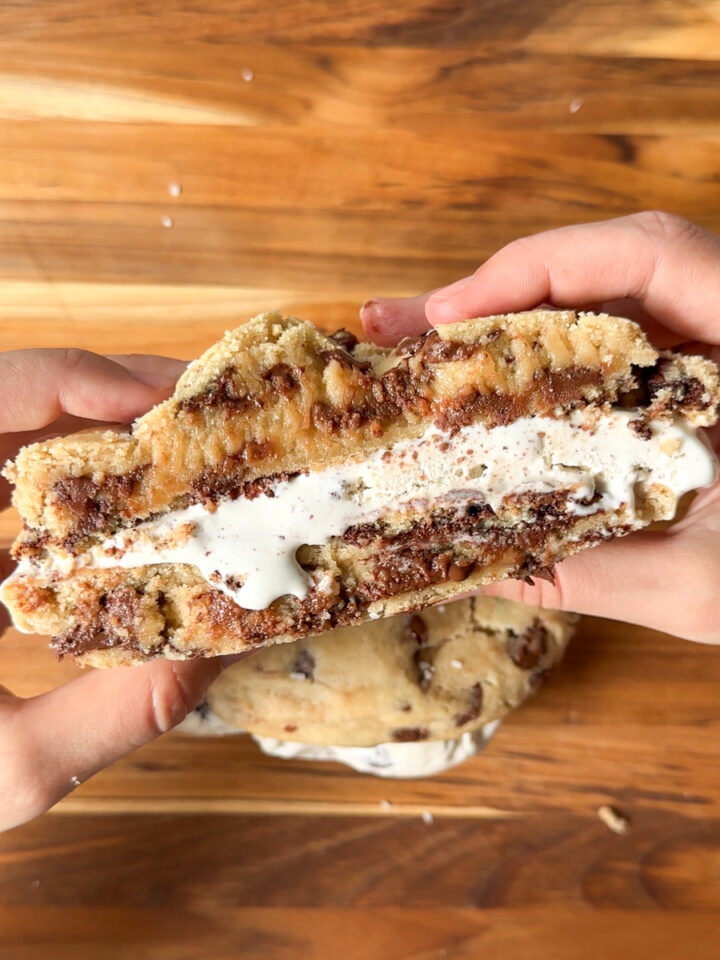 Homemade Cookies Sandwiches Recipe (with Ice Cream) - Maja's Recipes