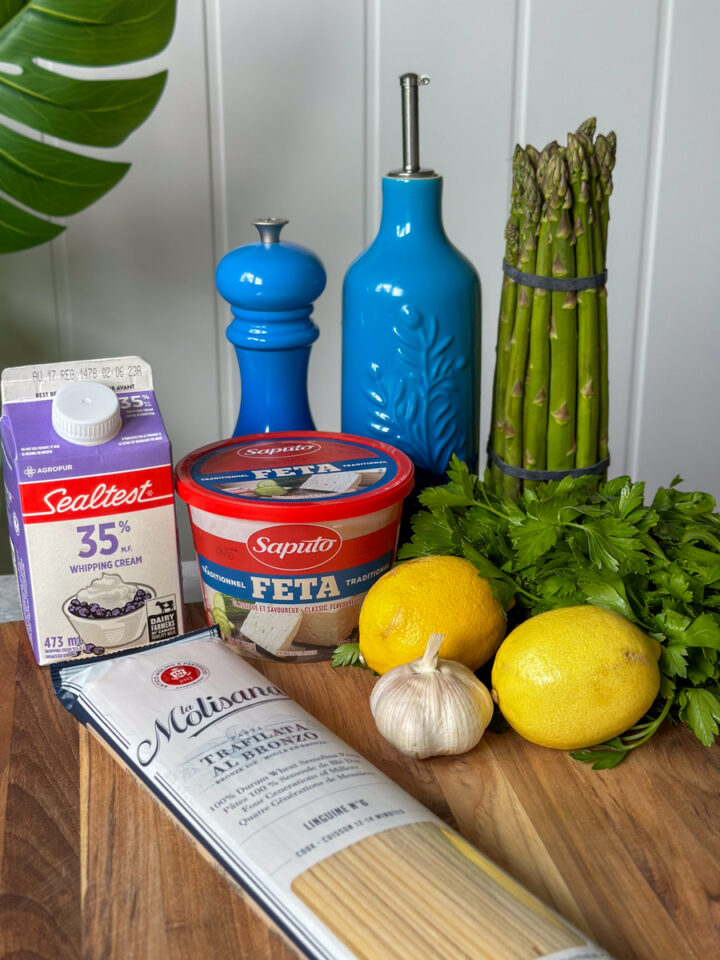 Creamy Lemon Feta Pasta Recipe - Maja's Recipes