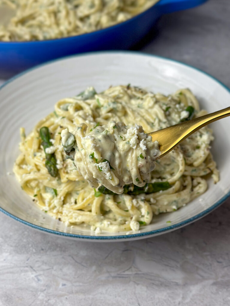 Creamy Lemon Feta Pasta Recipe - Maja's Recipes