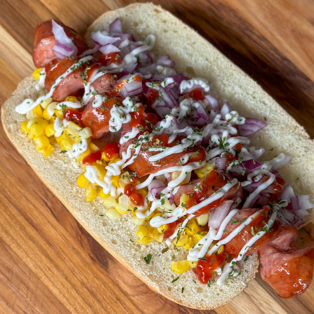 How to Make a Spiral Hot Dog - Maja's Recipes