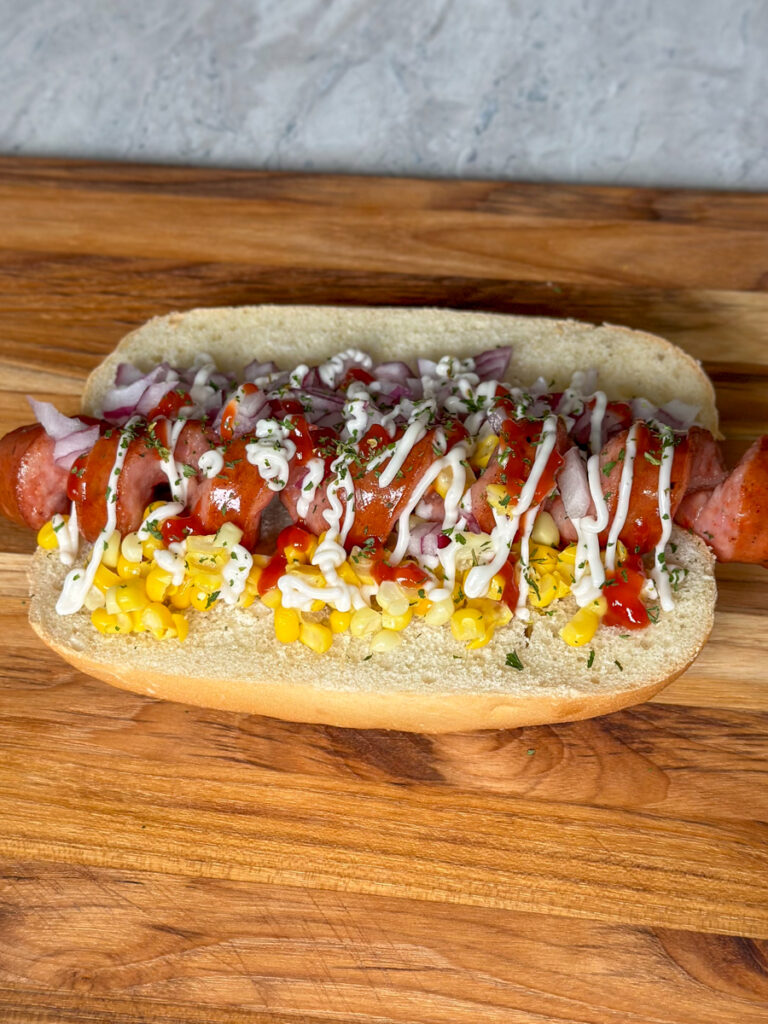 How to Make a Spiral Hot Dog - Maja's Recipes
