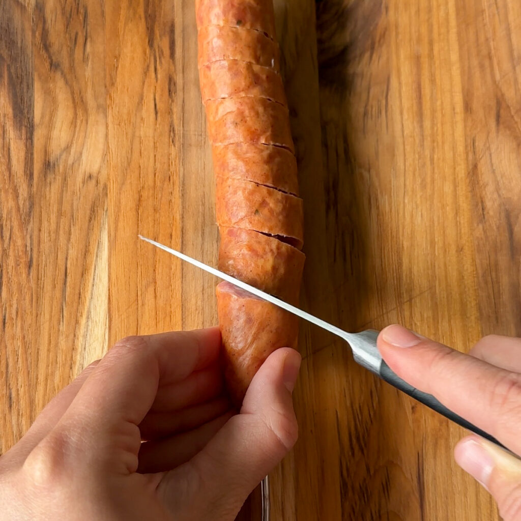 How to Make a Spiral Hot Dog - Maja's Recipes