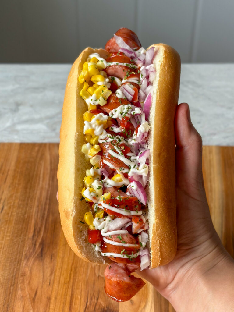 How to Make a Spiral Hot Dog - Maja's Recipes