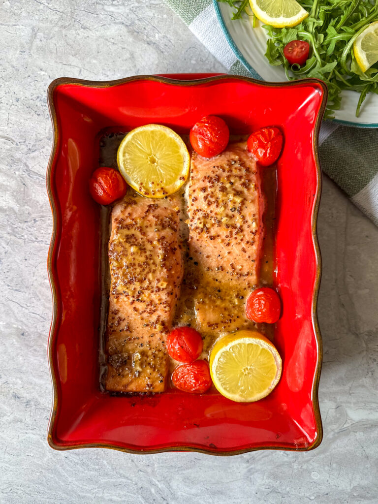 Maple Mustard Salmon Recipe - Maja's Recipes