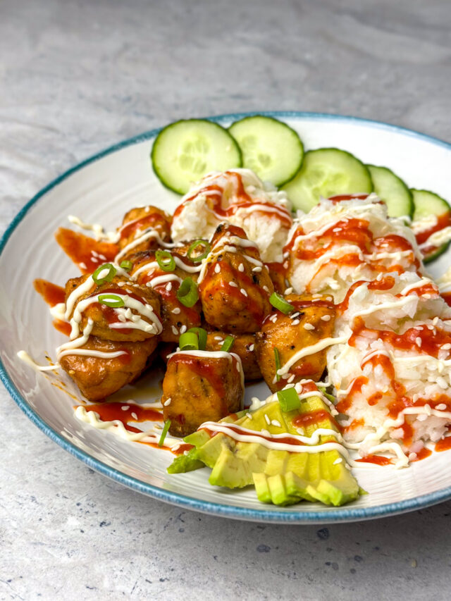 Sweet & Spicy Salmon Bowls - Maja's Recipes