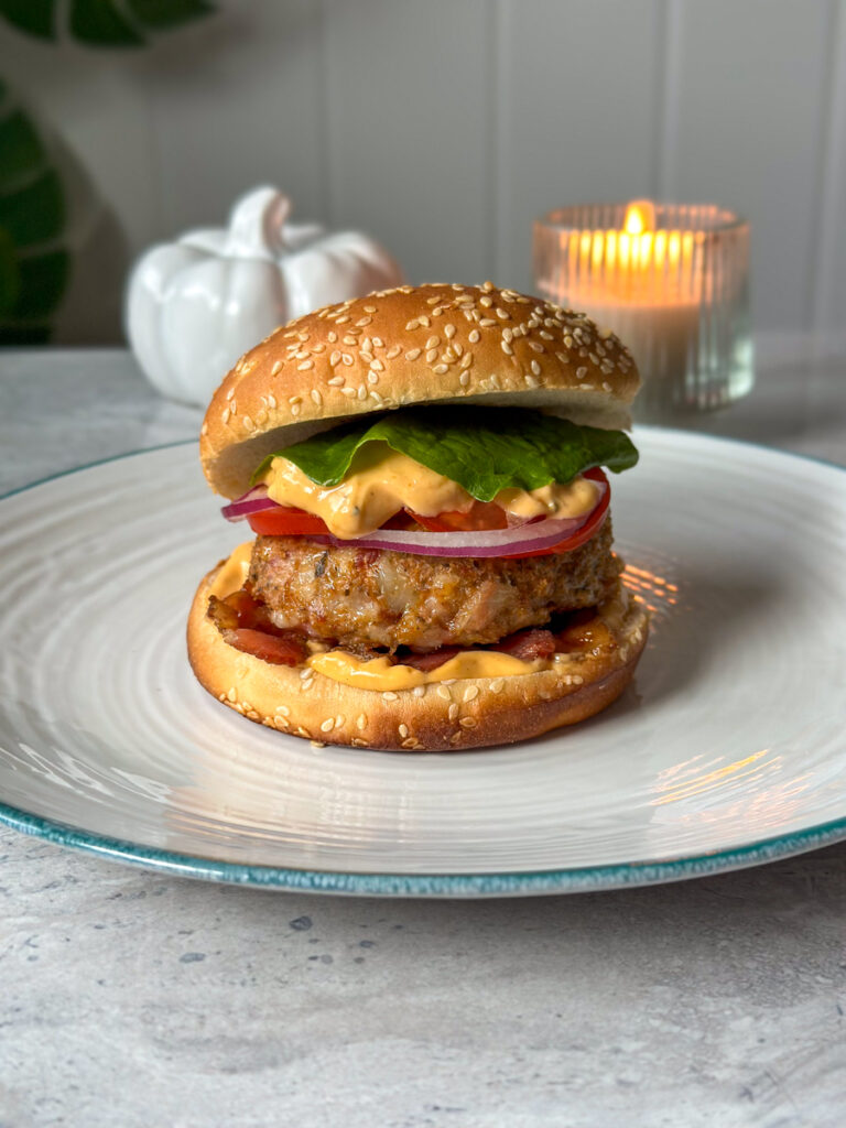 BLT Baked Chicken Burgers (Easy Recipe) - Maja's Recipes