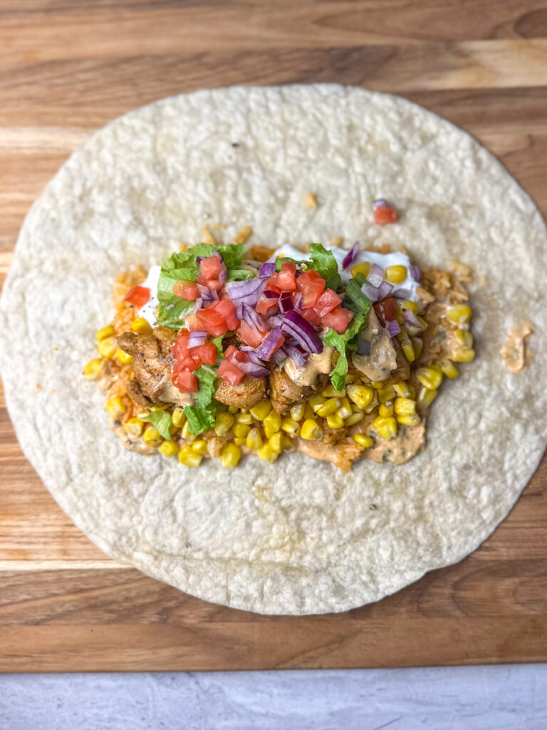 Easy Spicy Chicken Burrito Recipe - Maja's Recipes