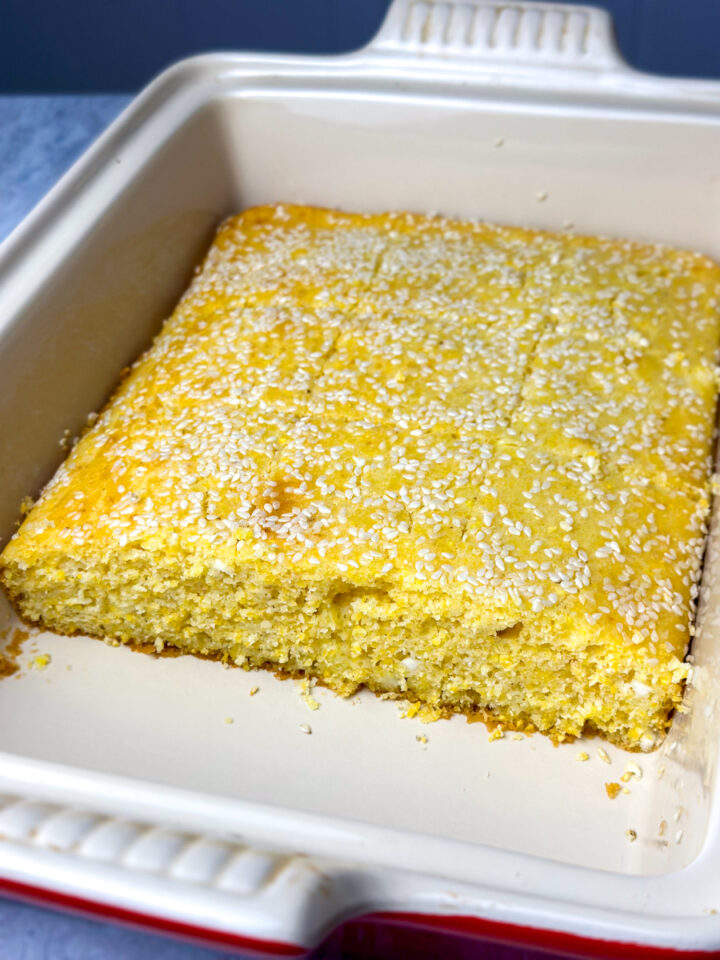 Cheesy Cornbread (Easy Recipe) - Maja's Recipes