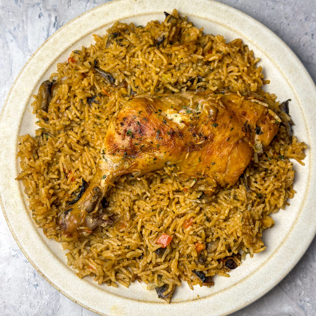 Easy Oven Baked Chicken & Rice Recipe - Maja's Recipes