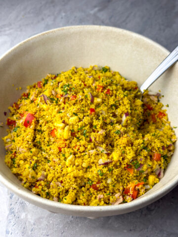 10 Minute Tuna Couscous Salad Recipe - Maja's Recipes