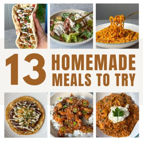 13 Quick Homemade Meals