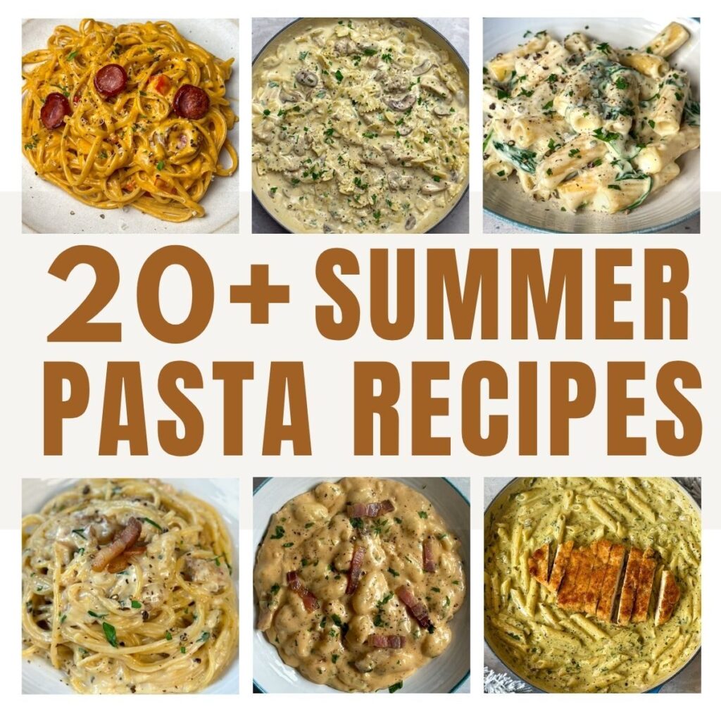 20+ Best Summer Pasta Recipes - Maja's Recipes