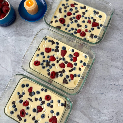 High Protein Pancake Bowl Recipe (for Meal Prep) - Maja's Recipes