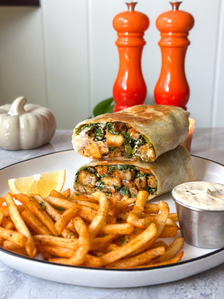 Easy Crispy Chicken Wrap Recipe (extra crunchy) - Maja's Recipes