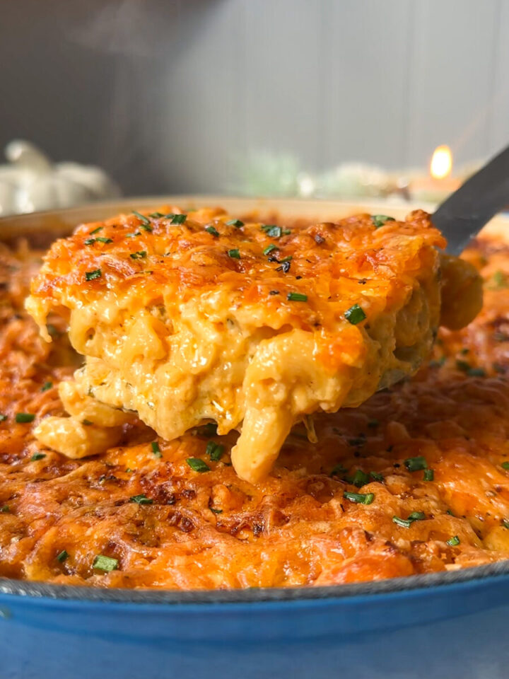 Melty Three-Cheese Mac and Cheese Recipe (Baked) - Maja's Recipes